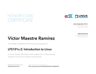 Linux Foundation Certificate for Introduction to Linux | PPT