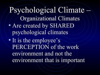 organizational climate | PPT