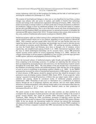 Intellectual Property Rights on ICT Diffusion in Developing Countries ...