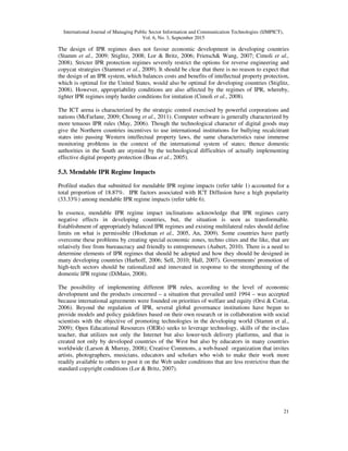 Intellectual Property Rights on ICT Diffusion in Developing Countries | PDF | Telecommunications ...