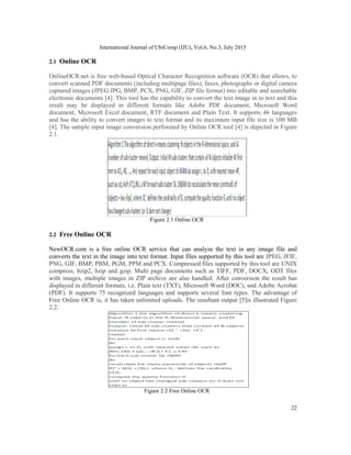 PERFORMANCE COMPARISON OF OCR TOOLS | PDF