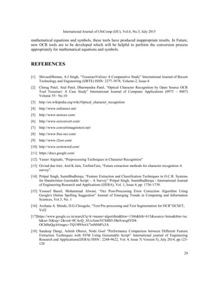 PERFORMANCE COMPARISON OF OCR TOOLS | PDF
