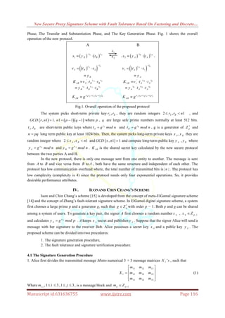 New Secure Proxy Signature Scheme with Fault Tolerance Based On Factoring and Discrete Logarithm ...