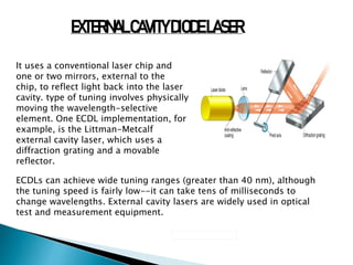 tunable laser is a laser that can change its wavelength | PPTX