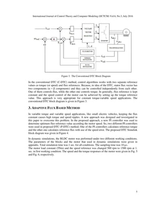 MODIFIED DIRECT TORQUE CONTROL FOR BLDC MOTOR DRIVES | PDF