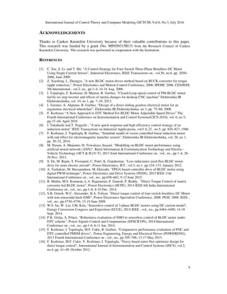 MODIFIED DIRECT TORQUE CONTROL FOR BLDC MOTOR DRIVES | PDF