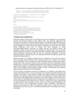 Different Applications of Mobile Robots in Education | PDF | Robotics | Technology & Computing