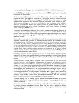 VALUE CHAIN OF POULTRY HATCHERIES IN BANGLADESH: A COMPARATIVE STUDY OF ...