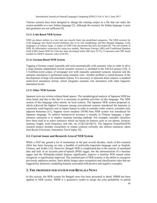 NAMED ENTITY RECOGNITION FROM BENGALI NEWSPAPER DATA | PDF