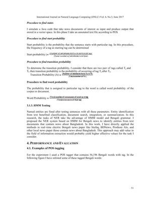 NAMED ENTITY RECOGNITION FROM BENGALI NEWSPAPER DATA | PDF