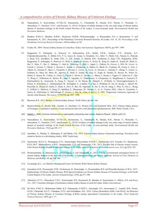 A comprehensive review of Chronic Kidney Disease of Unknown Etiology | PDF