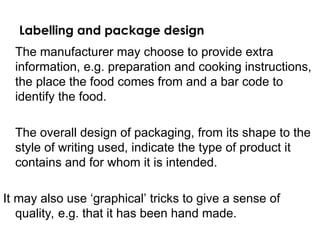 Introduction to food Food Packaging and preservation | PPT
