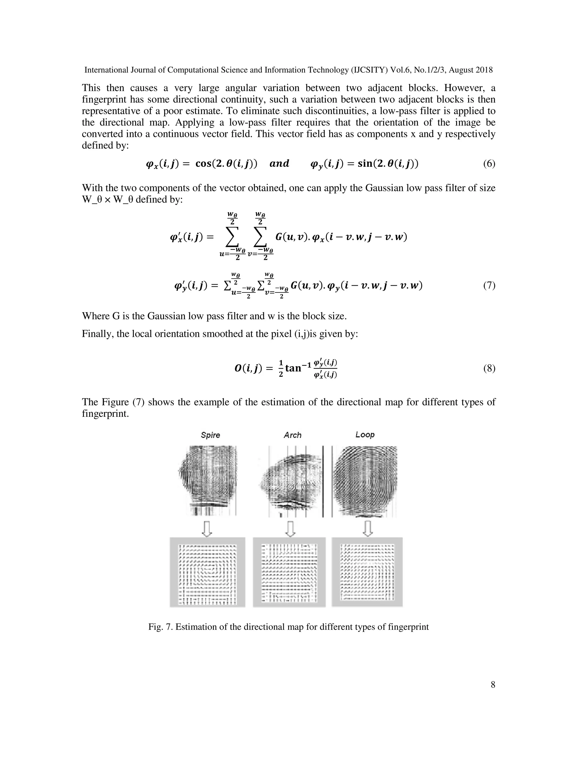 PREPROCESSING ALGORITHM FOR DIGITAL FINGERPRINT IMAGE RECOGNITION | PDF