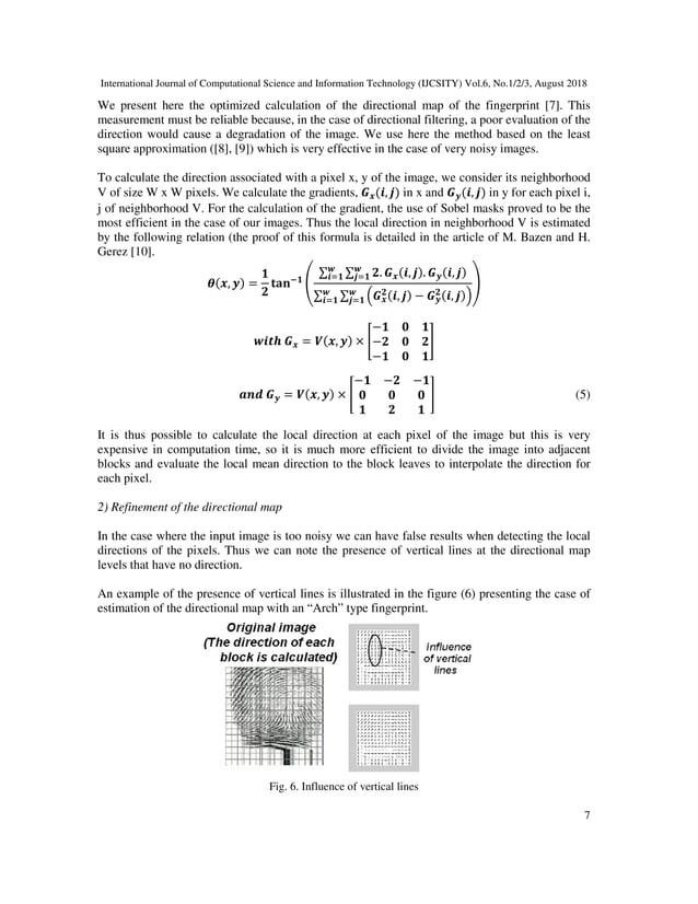PREPROCESSING ALGORITHM FOR DIGITAL FINGERPRINT IMAGE RECOGNITION | PDF