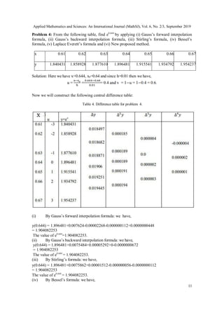 A NEW METHOD OF CENTRAL DIFFERENCE INTERPOLATION | PDF | Physics | Science