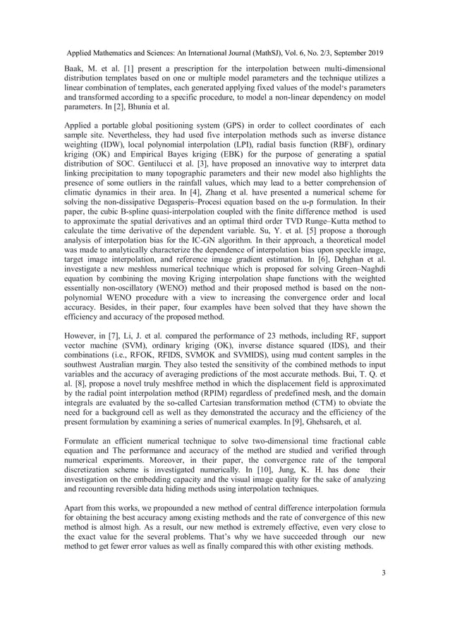 A NEW METHOD OF CENTRAL DIFFERENCE INTERPOLATION | PDF | Physics | Science