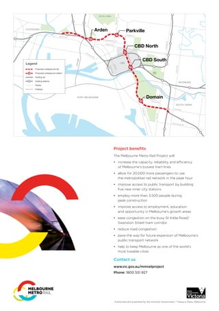 Melbourne-Metro-Rail-Project-fact-sheet | PDF