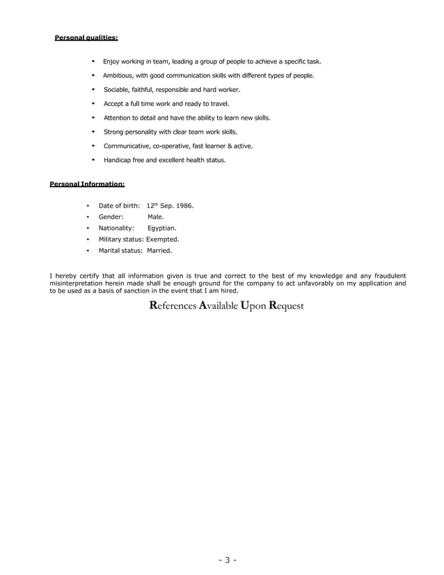 Ahmed Refaat - Document Controller CV | PDF