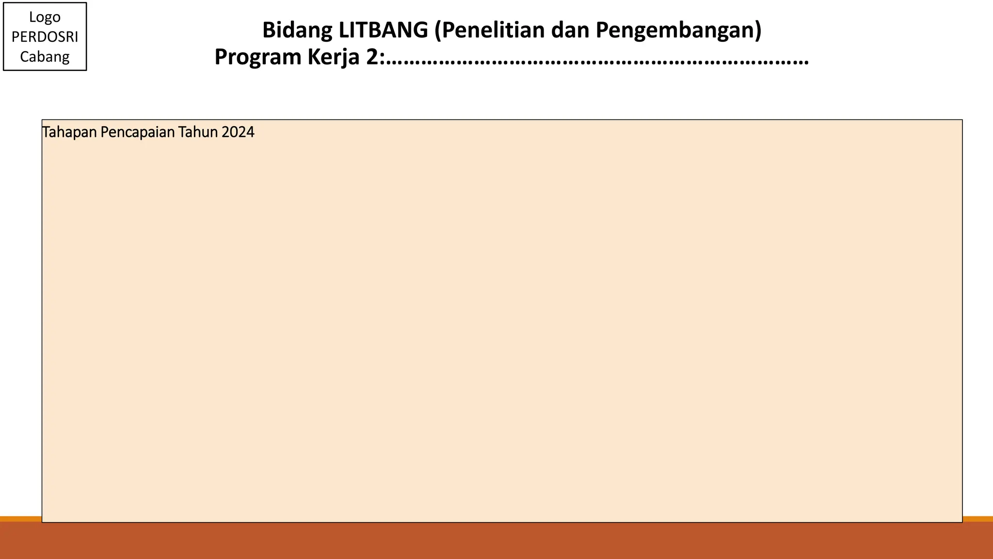 632 - lampiran TEMPLATE LAPORAN PROGRAM KERJA PERDOSRI CABANG.pptx