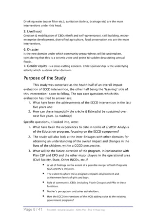 ECCD Evaluation | PDF