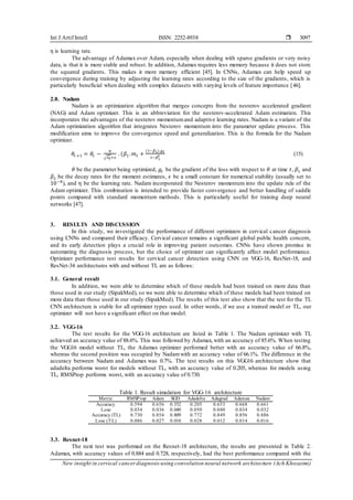 New insight in cervical cancer diagnosis using convolution neural ...