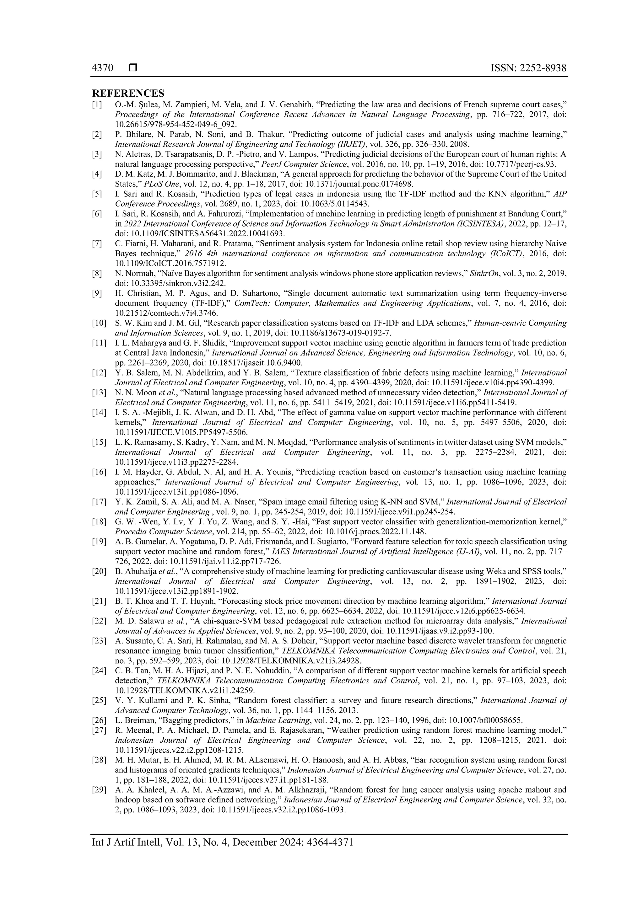 Predicting levels of legal case difficulties using machine learning | PDF