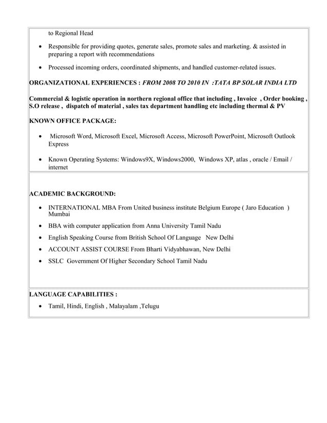 Resume 2016 dgm rtl | DOC | Business Administration | Business