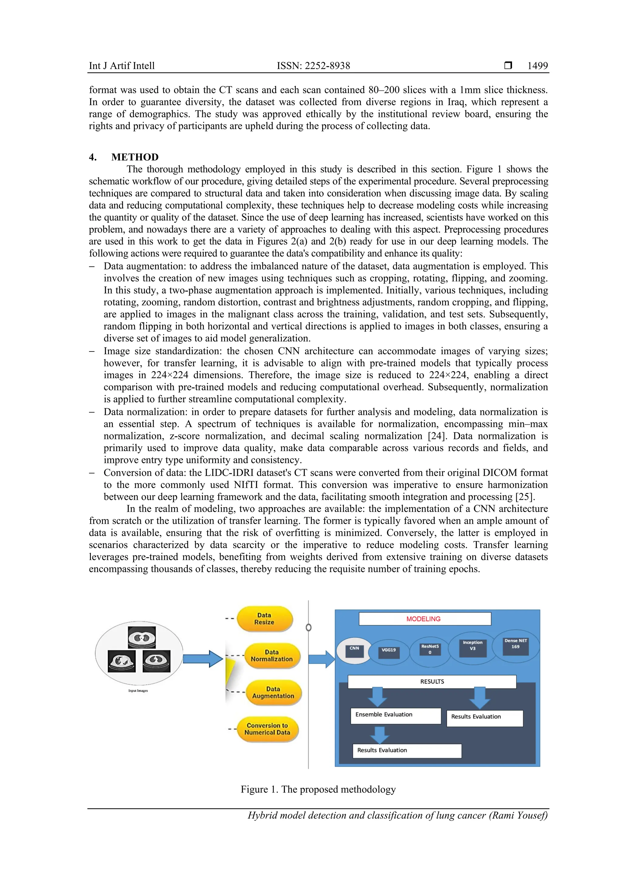 Hybrid model detection and classification of lung cancer | PDF