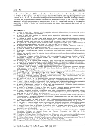 Modeling and simulation of the two-tank system within a hybrid ...