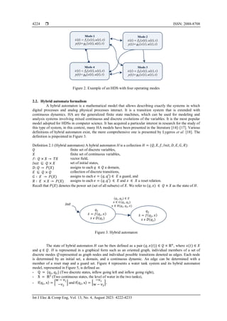 Modeling and simulation of the two-tank system within a hybrid framework | PDF