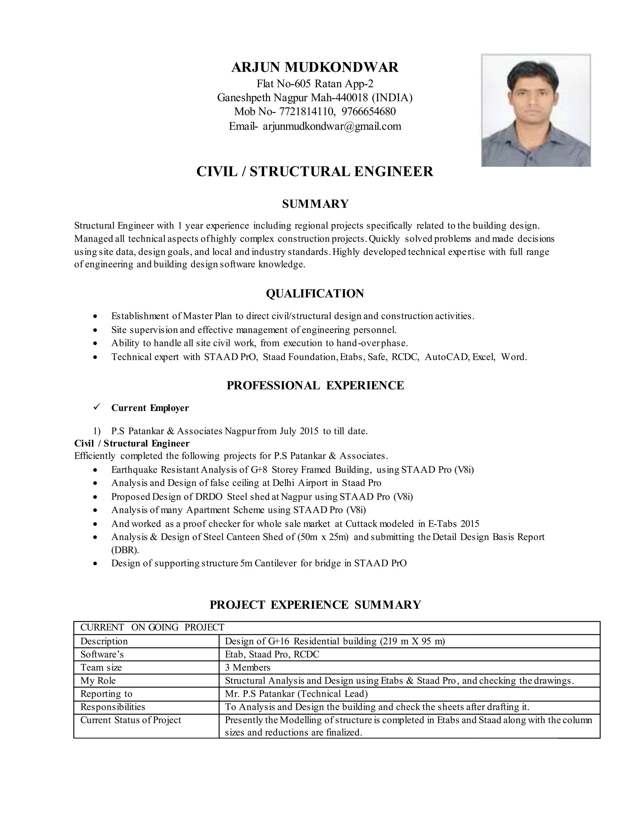 CIVIL STRUCTURAL ENGINEER | PDF