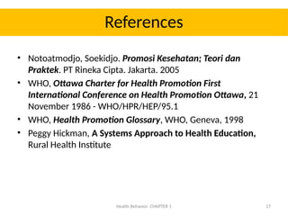 the health behaviour and health promotion.ppt