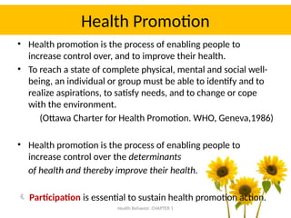 the health behaviour and health promotion.ppt