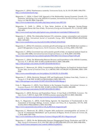 C.V. COSIMO MAGAZZINO_Pubblico | PDF