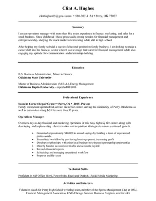 ClintHughes_Resume | PDF