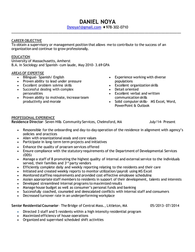 Resume- Dan N Apr 2016 | PDF