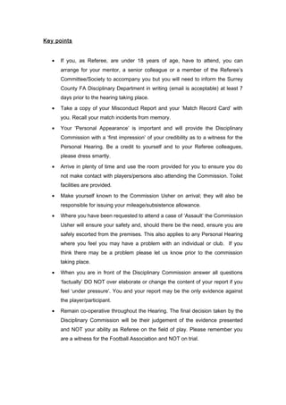 Guide to Personal Hearings - Referee | PDF