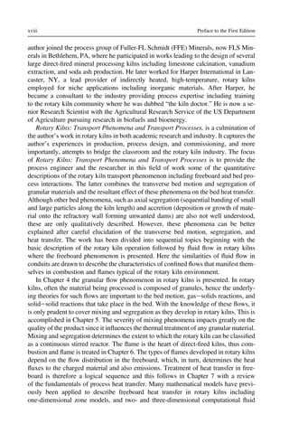 Rotary Kilns, Second Edition: Transport Phenomena and Transport Processes Boateng | PDF