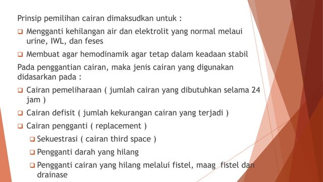 terapi cairan pada tatalaksana dehidrasi dan syok hipovolemik serta ...
