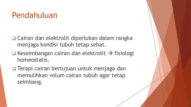 terapi cairan pada tatalaksana dehidrasi dan syok hipovolemik serta p…