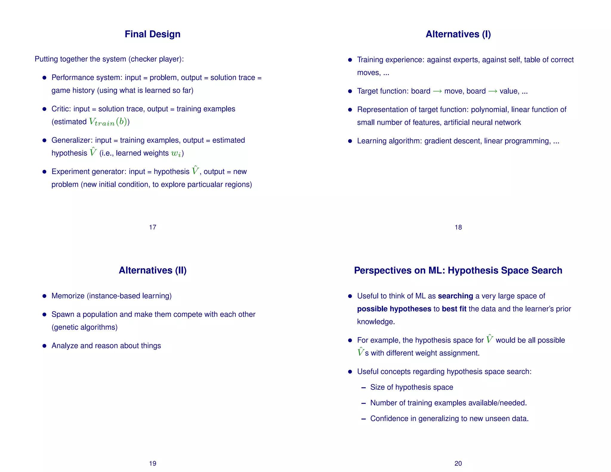 633-600 Machine Learning | PPT