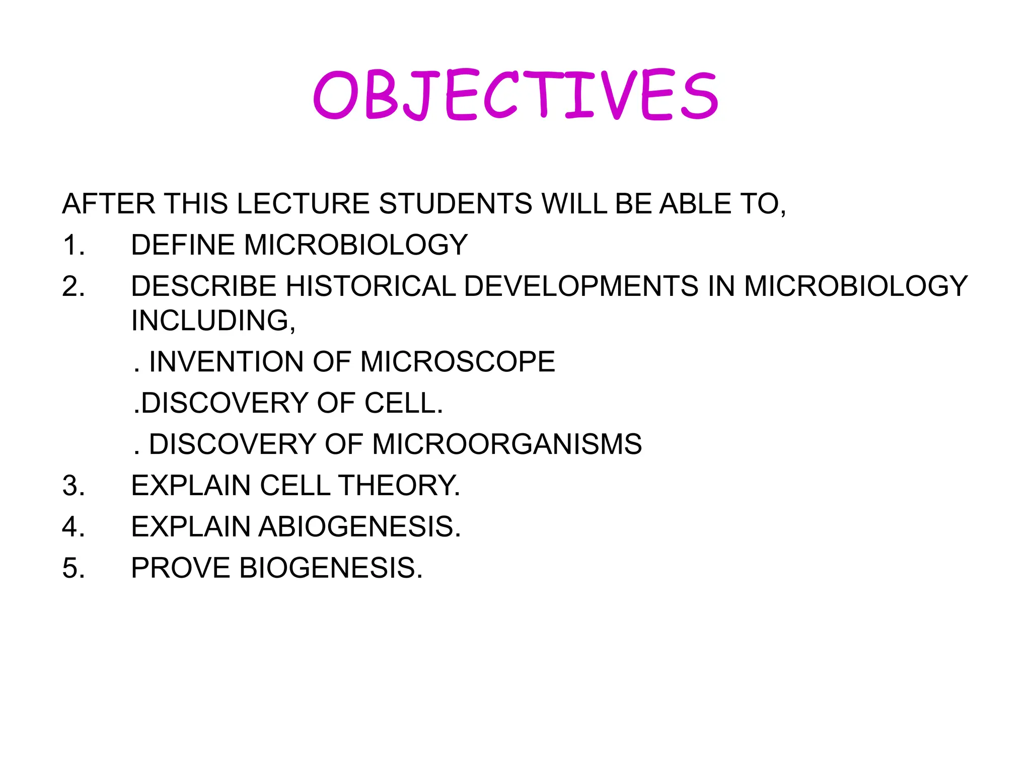 63424831 Microbiology Lecture 1 Note Ppt
