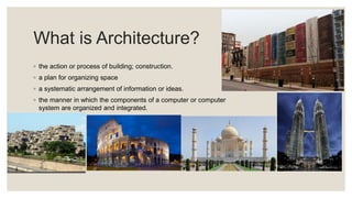 Software architecture slides chap1 .pptx | Operating Systems | Computer Software and Applications