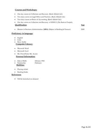 Shafiq Ahmed Resume | PDF