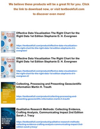 Presenting Data Effectively Communicating Your Findings for Maximum ...