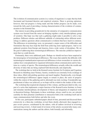 Evolution of Communication Systems D. Kimbrough Oller | PDF