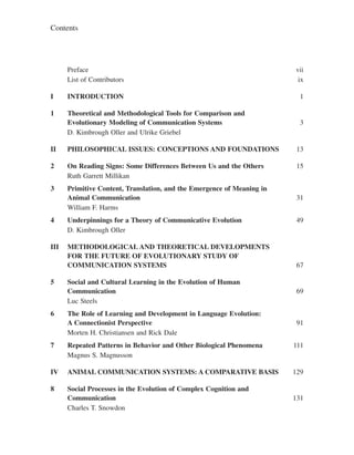 Evolution of Communication Systems D. Kimbrough Oller | PDF