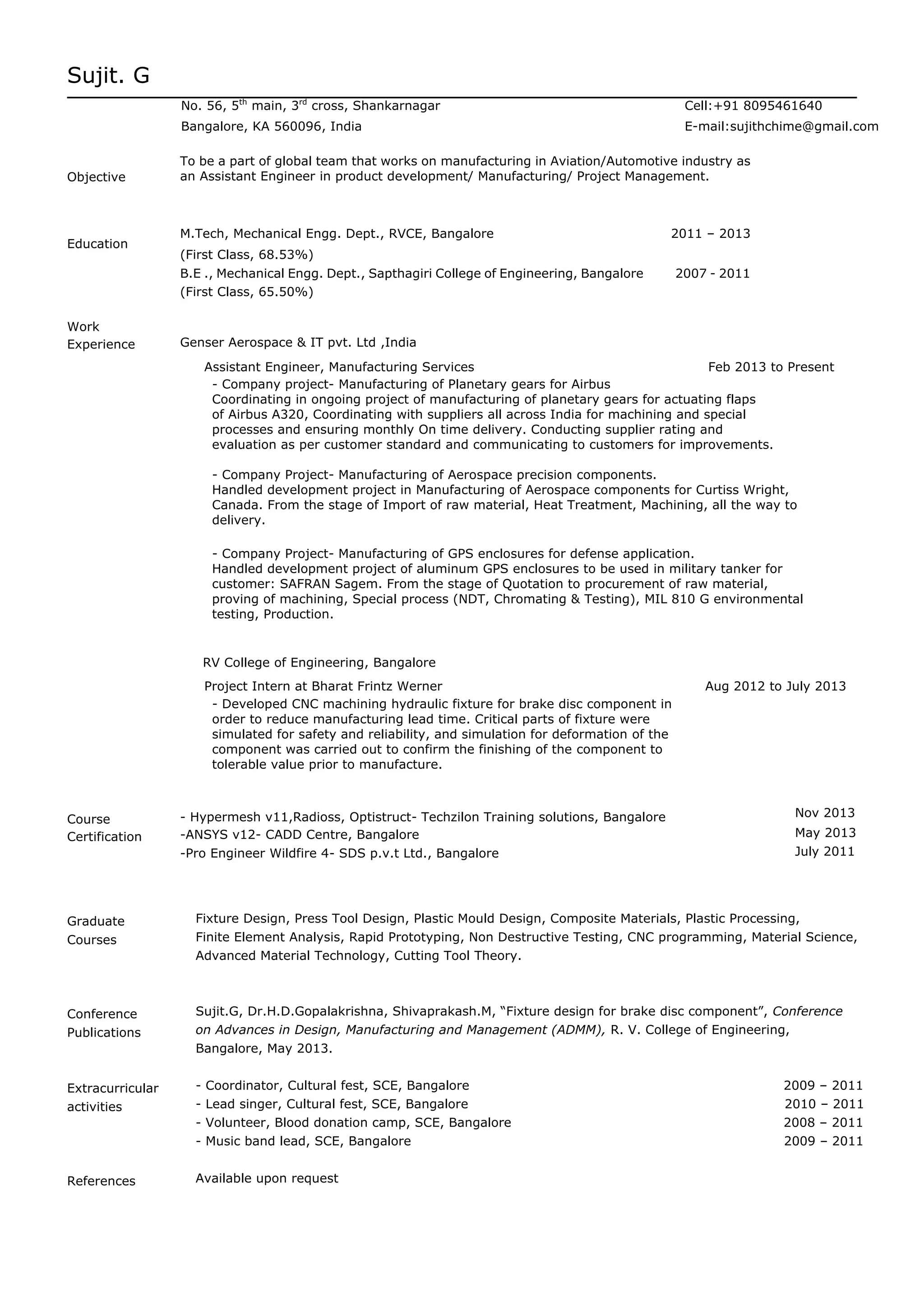 Sujit resume_new_2015 | PDF