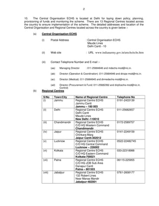 ECHS Application | PDF