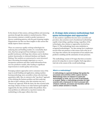 Foundational Methodology for Data Science | PDF